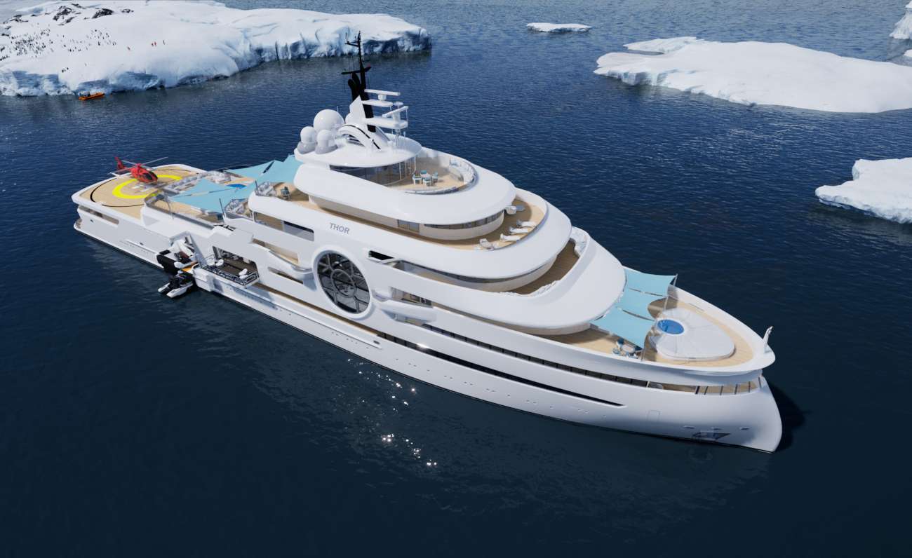 Thor Explorer, il superyacht per chi sogna l’avventura